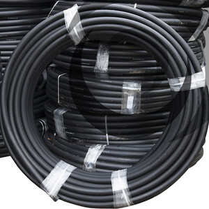 48/54mm Polyethylene Duct x50m Coil; Black Printed Electric | Drainfast Ltd