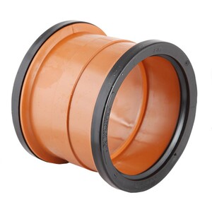 110mm PVC Drainage D/Socket Coupler | Drainfast Ltd