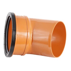 110mm UPVC Drainage D/Socket Bend 45deg | Drainfast Ltd