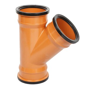 110mm UPVC Drainage Triple Socket Y Junction | Drainfast Ltd
