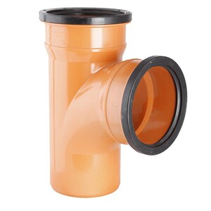 110mm UPVC Drainage Double Socket T Junction | Drainfast Ltd