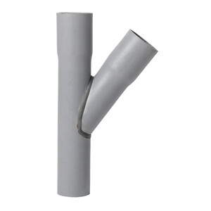 54mm BT Type Duct Y Junction; Grey | Drainfast Ltd