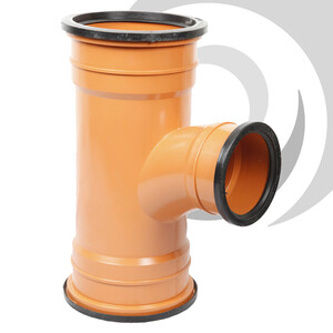 160/110mm UPVC T/Socket Unequal T Junction | Drainfast Ltd