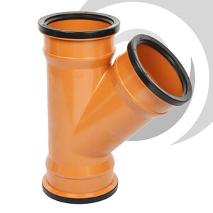 160mm UPVC Drainage Triple Socket Y Junction | Drainfast Ltd