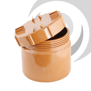 160mm UPVC Screwed Access Cap | Drainfast Ltd
