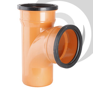 160mm UPVC Drainage Double Socket T Junction | Drainfast Ltd