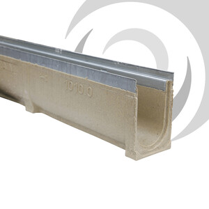 F100K 100mm W x 190mm D Polymer Channel x1m F900 | Drainfast Ltd