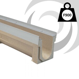 F150K 150mm W x 320mm D Polymer Channel x1m F900 | Drainfast Ltd