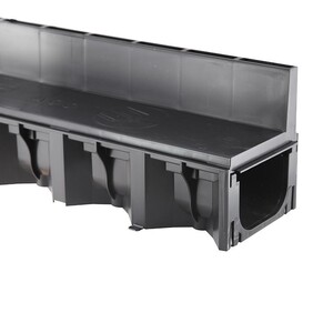 Hexdrain Polypropylene Channel, Slot top x1m | Drainfast Ltd