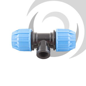 20mm x 1/2" Comp. Tee Junction FEMALE Thread | Drainfast Ltd