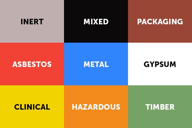 How Are Construction Waste Streams Colour Coded? | Drainfast Ltd
